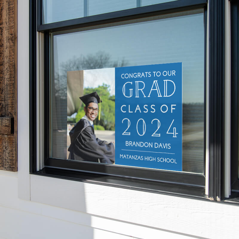 Congrats to Our Grad | Graduation Yard Sign - CustomSigns.com