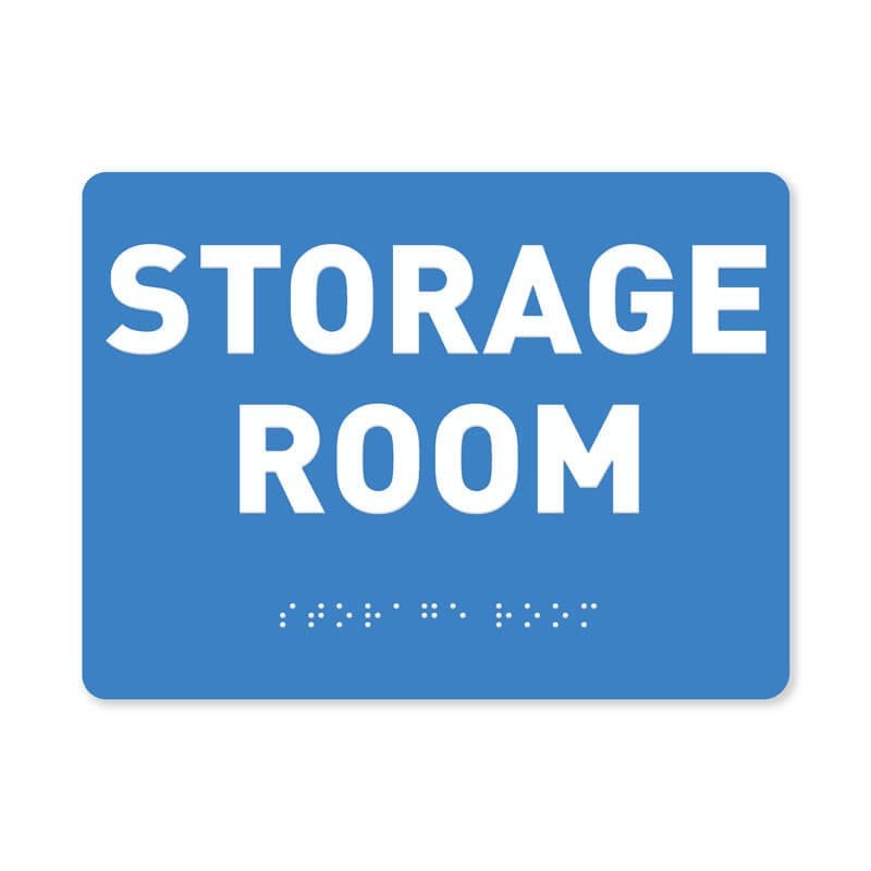 Pick Your Size Custom Horizontal ADA Sign - Custom Signs