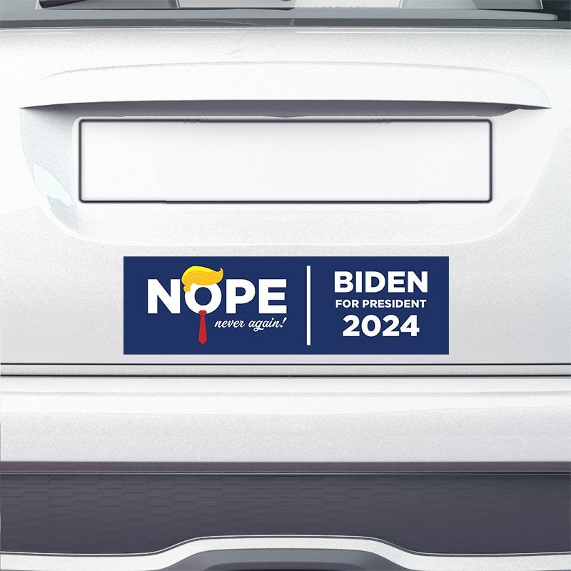 Biden for President Funny Bumper Sticker - CustomSigns.com