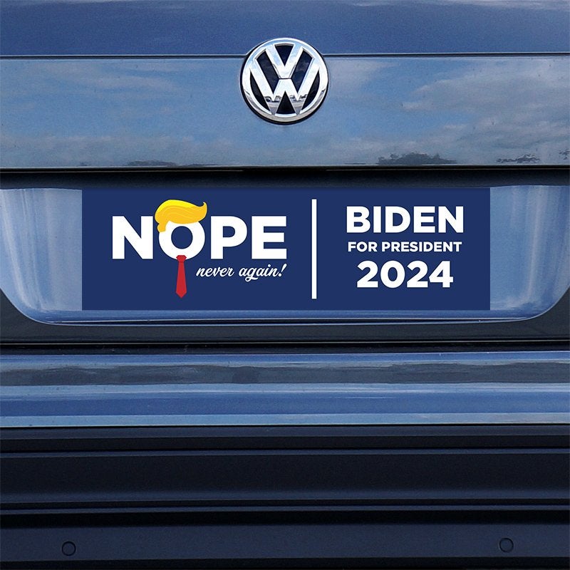 Biden for President Funny Bumper Sticker - CustomSigns.com