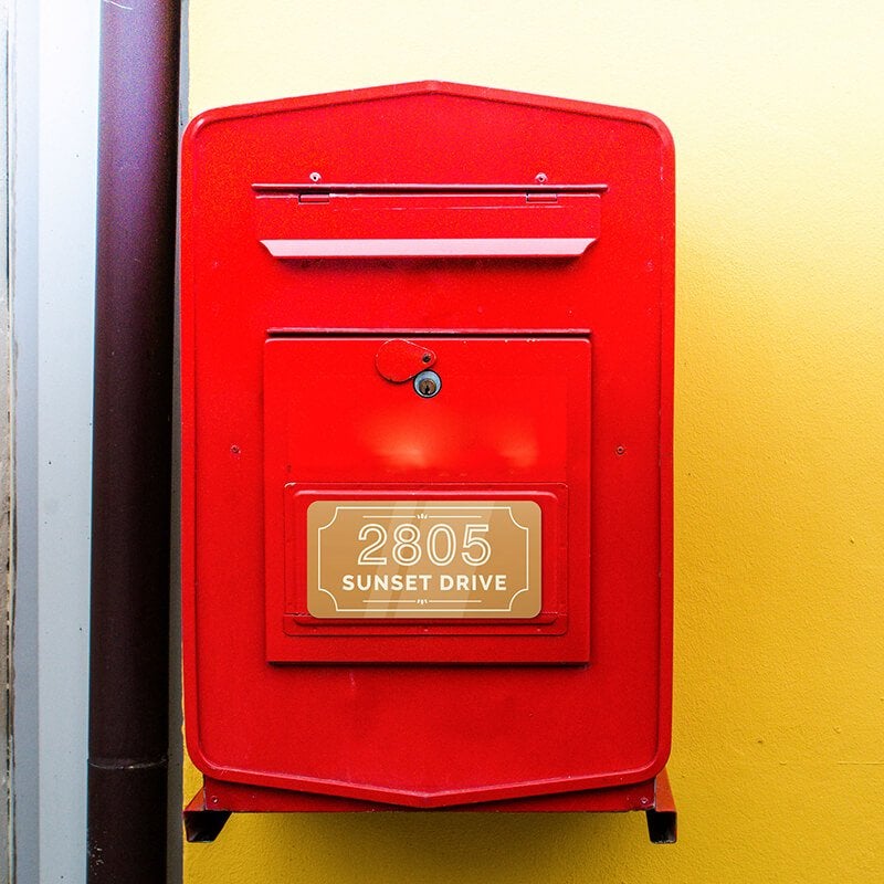 Full-Color 1x2 Custom Plastic Sign (Horizontal)