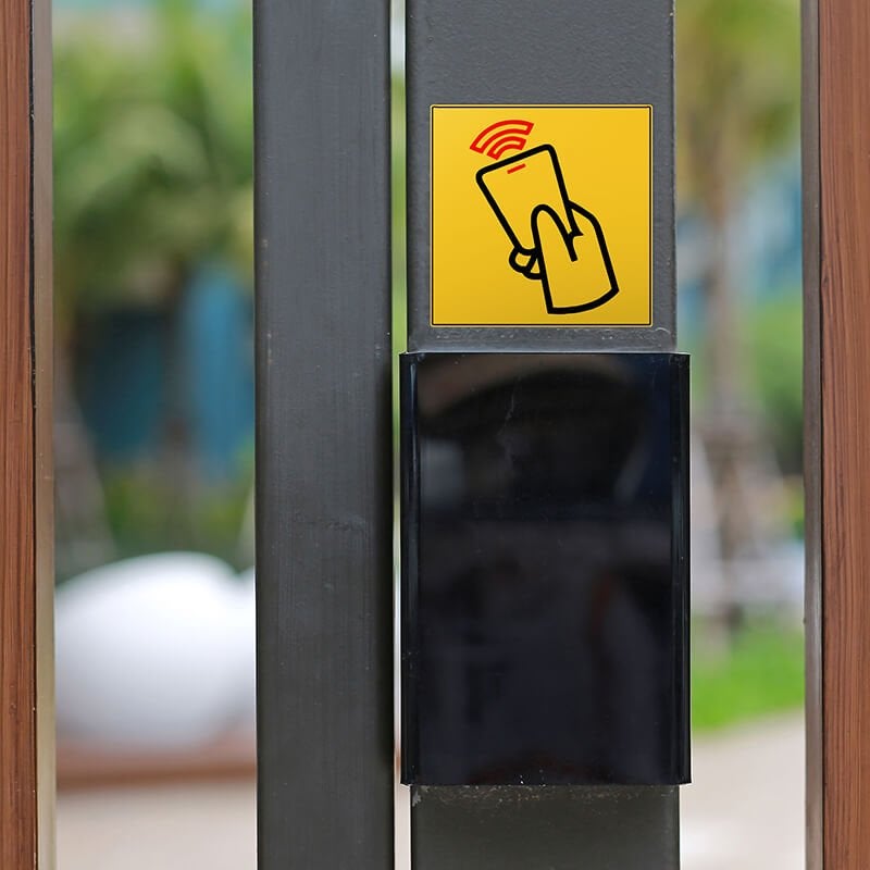 2" x 2" Colored Plastic Sign - Custom Sign