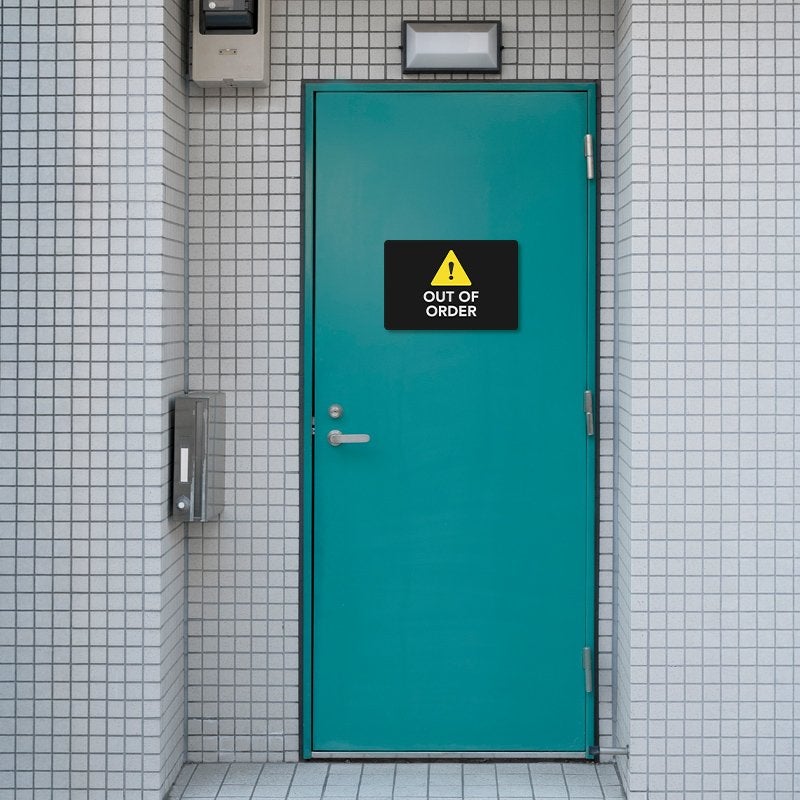 Out of Order Sign for Restrooms | Customsigns.com
