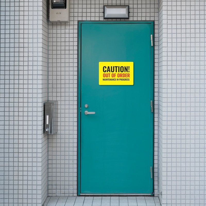 Out of Order Sign for Bathrooms & Equipment | Customsigns.com