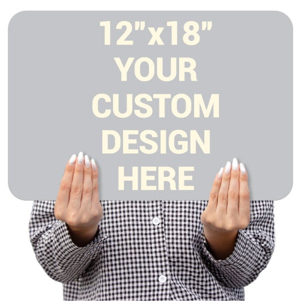 12" x 18" Custom Aluminum Sign | Customsigns.com