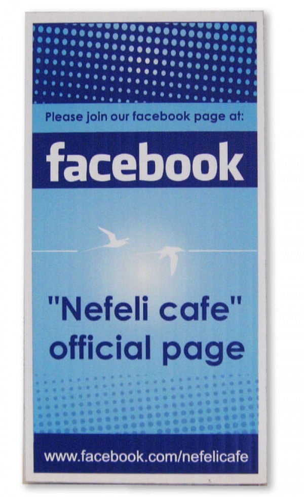 Facebook Sign - 4" X 8" - Customsigns.com