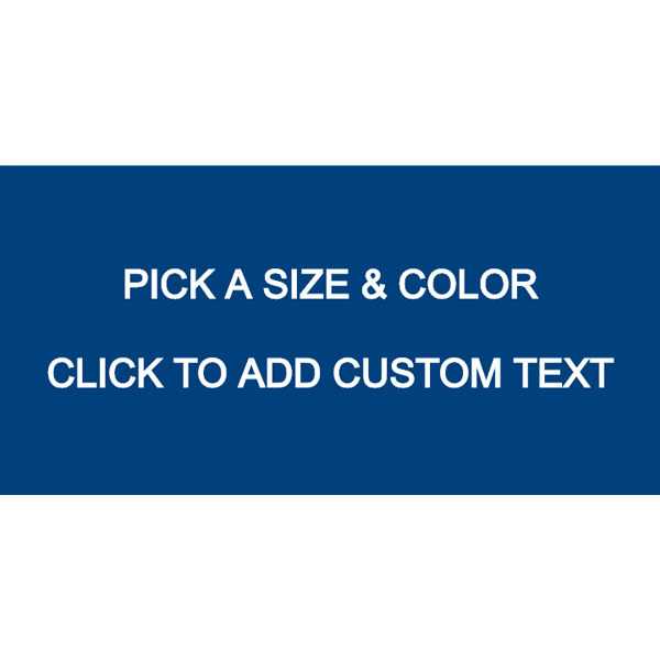 Large Engraved Plastic Sign, Pick a Size - Custom Signs