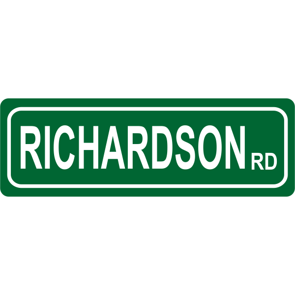 Road Street Sign - Custom Signs