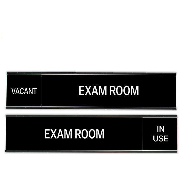 Black Exam Slider Signs - Custom Signs
