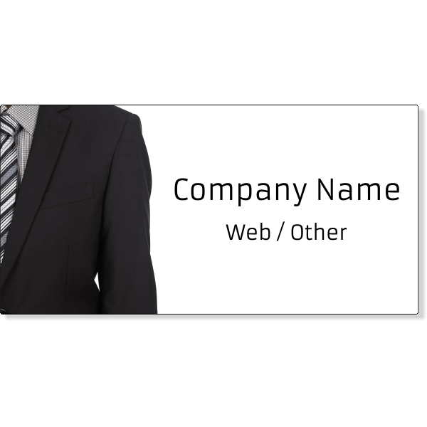 Business Man Suit Magnetic Sign | Set of 2 | Customsigns.com