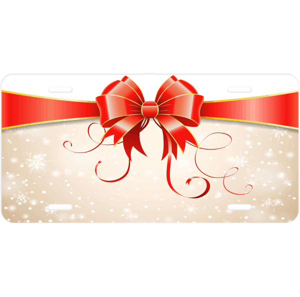 Christmas Wrap License Plate | Customsigns.com