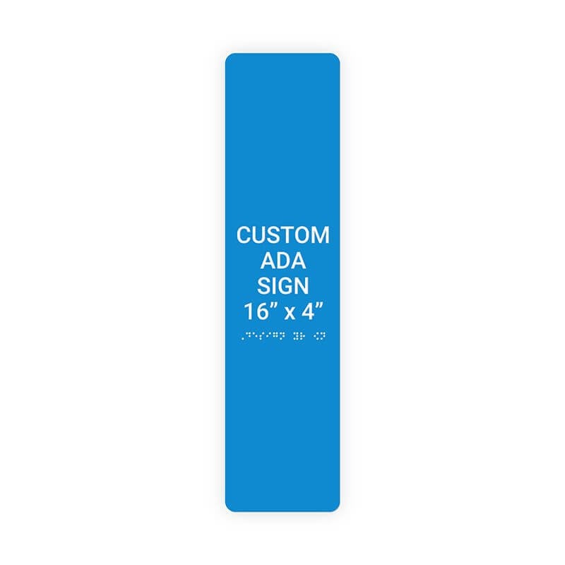 ADA 16" x 4" Vertical Sign