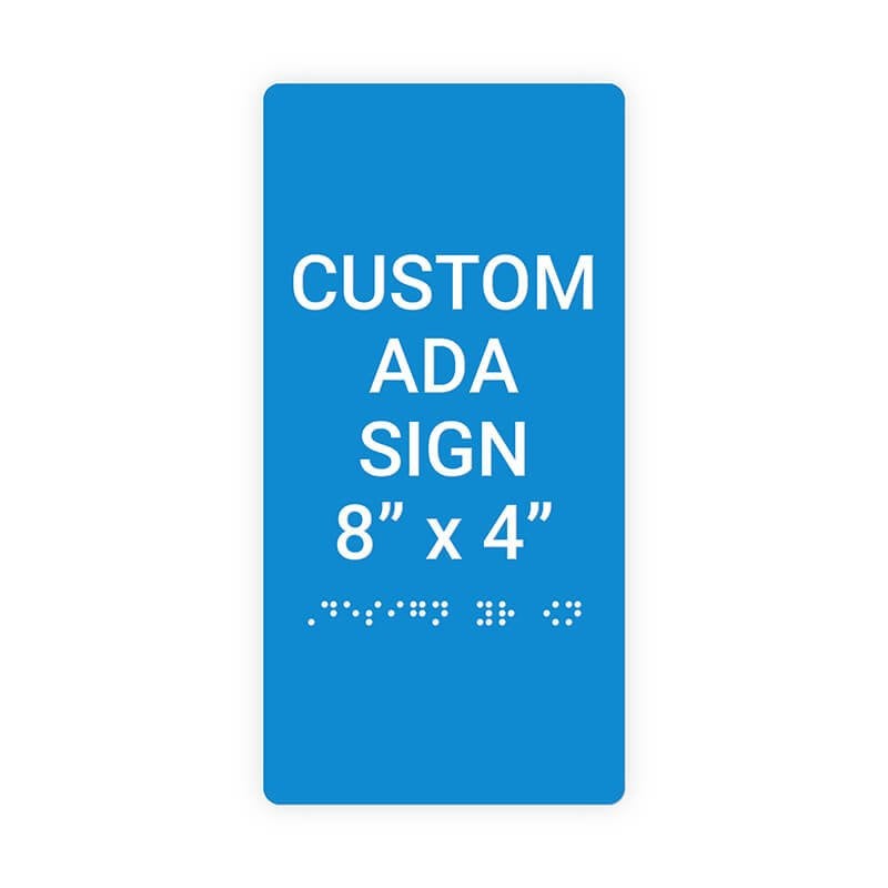 ADA 8" x 4" Vertical Sign