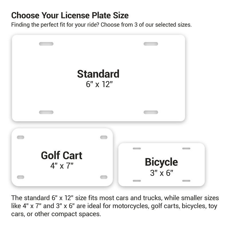 Personalized Name Front License Plate - CustomSigns.com