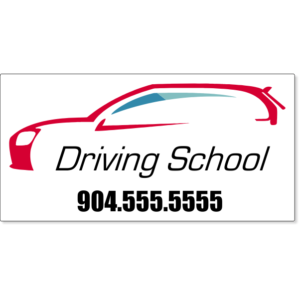 Driving School Magnetic Sign - Custom Signs