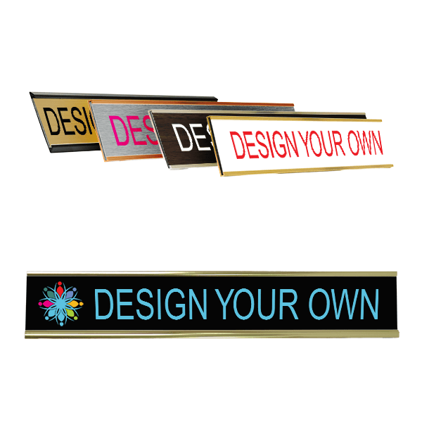 Full Color Wall Name Plate - 1" x 8" - Customsigns.com