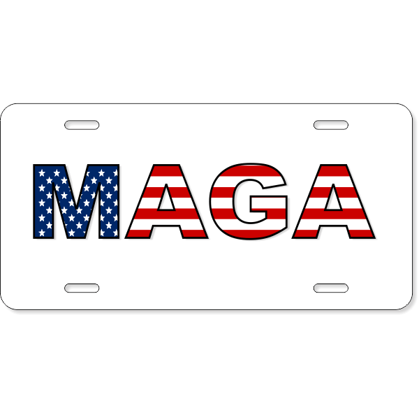 MAGA License Plate - CustomSigns.com