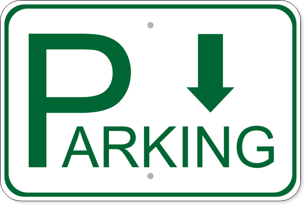 Parking Back Sign - Custom Signs