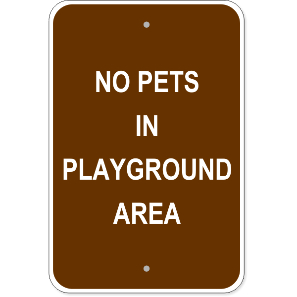 Drive Slowly Pets Aluminum Sign | 18" x 12" - Custom Signs