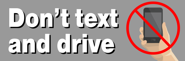 Text & Drive Bumper Sticker - Custom Signs