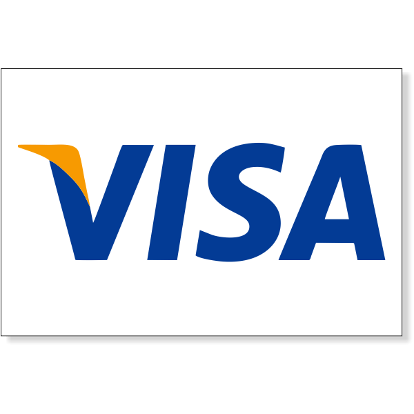 Visa Decal | 2" x 3" | Customsigns.com