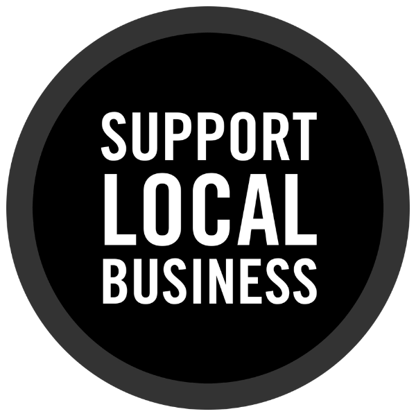 Support Local Business 6" Reopening Window Decal - CustomSigns.com