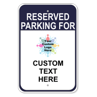 Reserved Parking Sign - Custom Signs