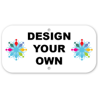 Custom Aluminum Add-On Sign 6" x 12" - Custom Signs