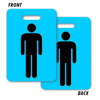 Boy Bathroom Pass - Custom Signs