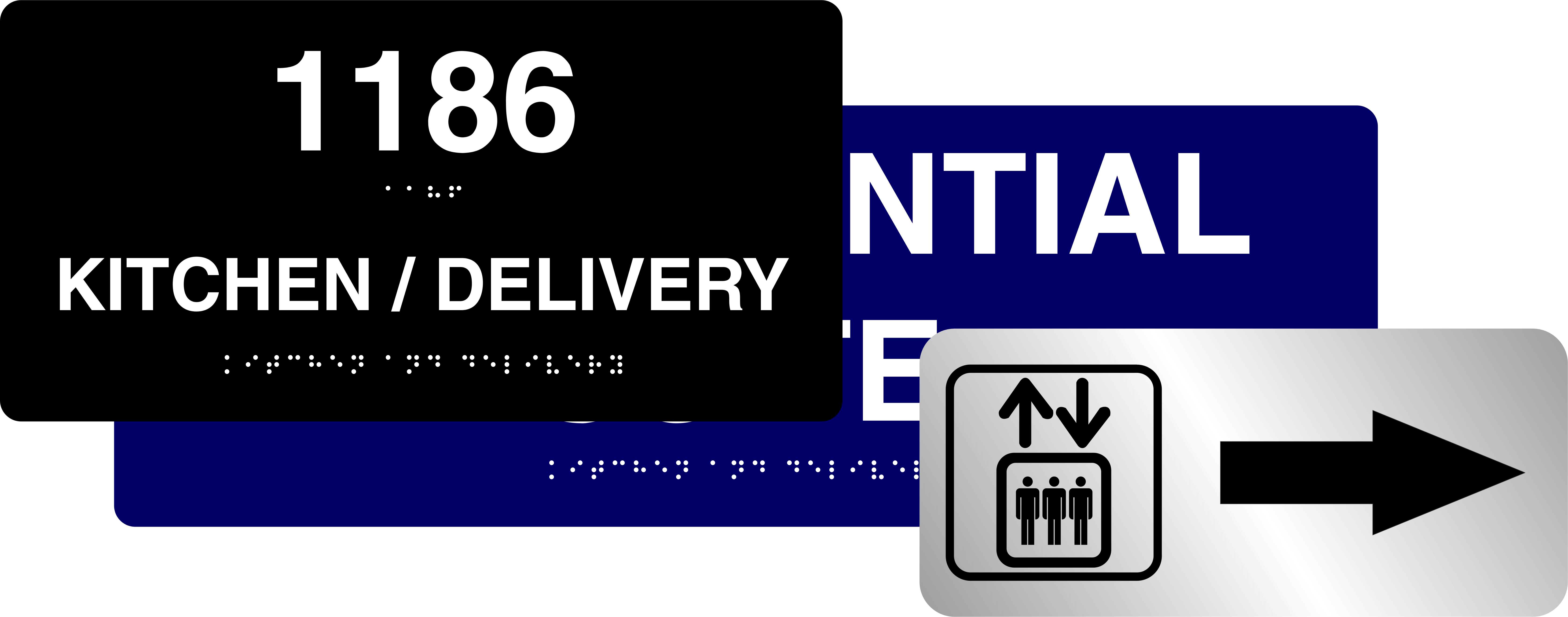 Custom ADA Sign (Horizontal) - Custom Signs