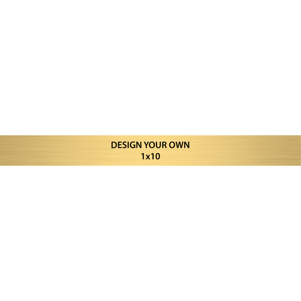 Horizontal Engraved Heavy Brass Signs | Customsigns.com