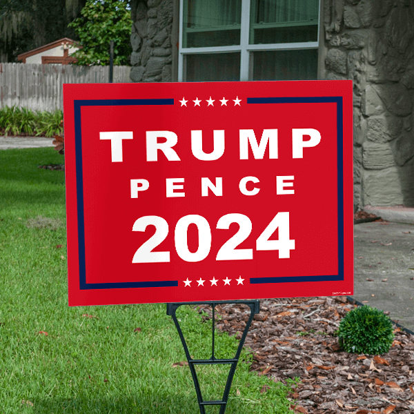 Trump 2024 Political Yard Sign CustomSigns