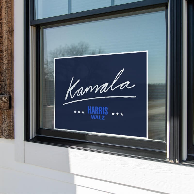 Kamala Signature | Harris Walz Yard Sign - CustomSigns.com