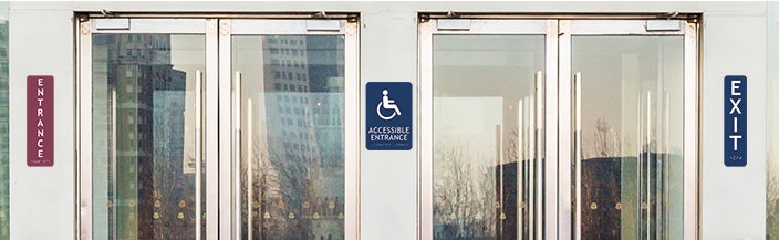 ADA Signs, ADA Compliant Signs with Braille - Custom Signs