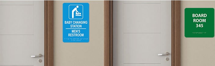 ADA Signs, ADA Compliant Signs with Braille - Custom Signs