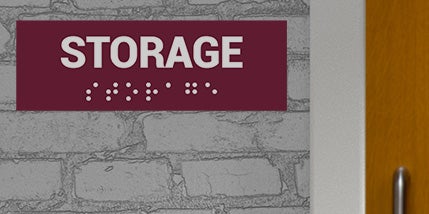 ADA Signs, ADA Compliant Signs with Braille - Custom Signs